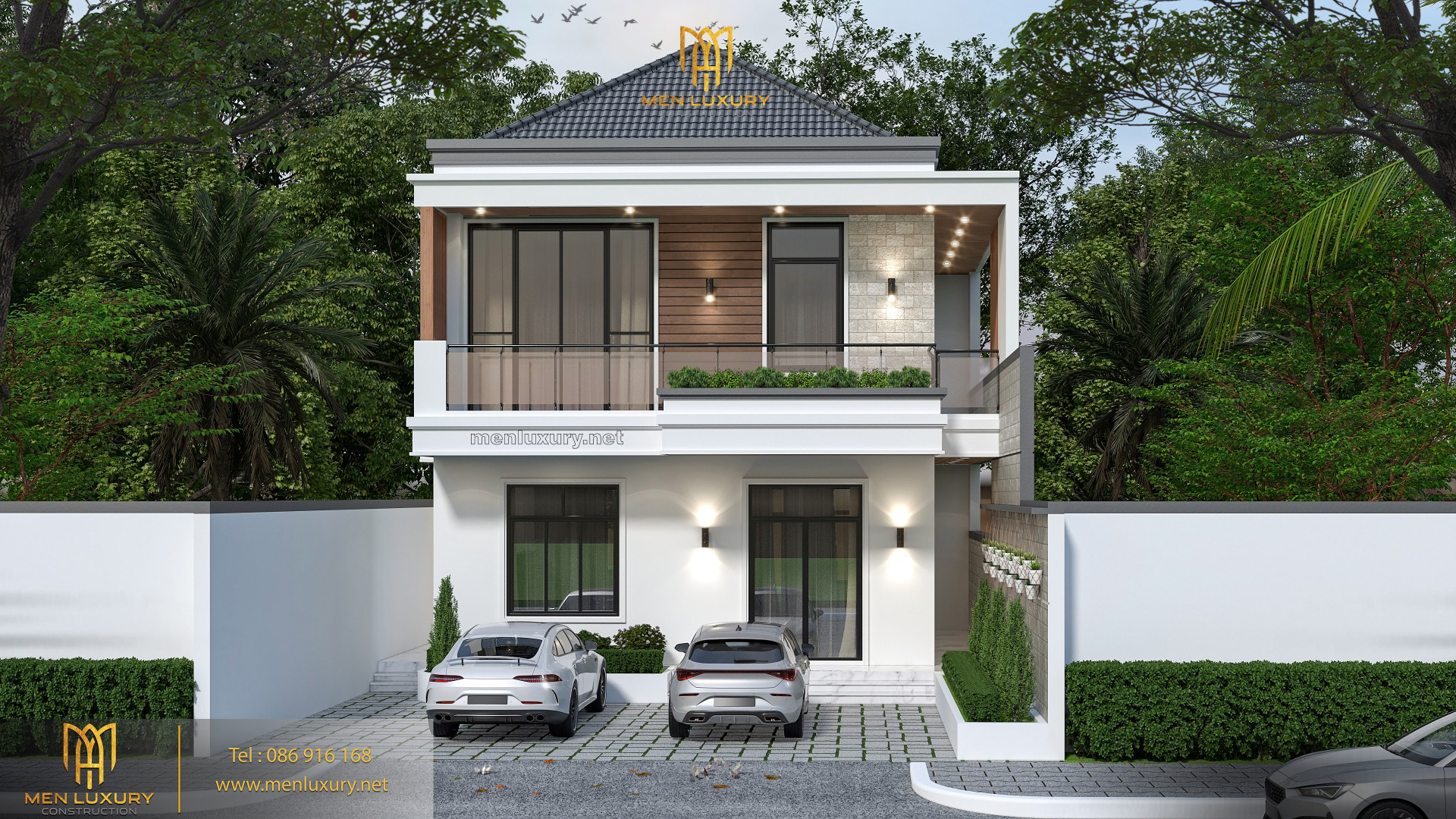 Home Design - Exterior Design - Neo Classical Style Villa - ML - Villa - 168 - V106 | Men Luxury